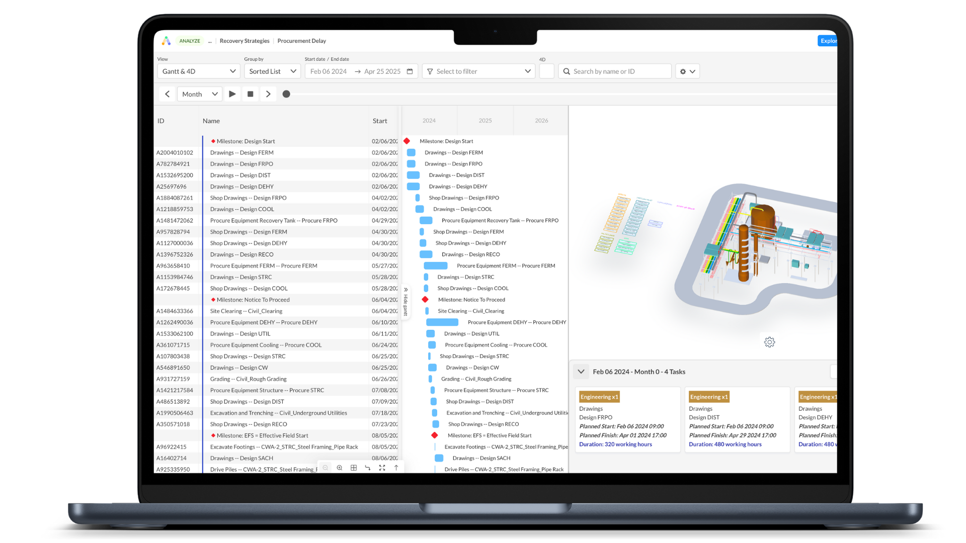 ALICE | AI Construction Project Planning and Scheduling Software