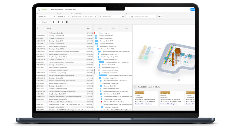 ALICE | AI Construction Project Planning and Scheduling Software