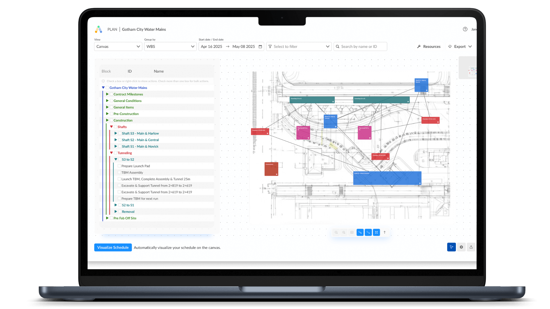 ALICE | AI Construction Project Planning and Scheduling Software