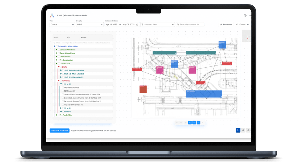 ALICE | AI Construction Project Planning and Scheduling Software